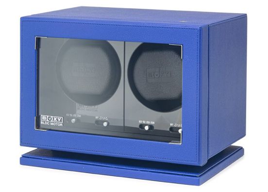 BLDC-B02 Watch Winder for 2 Watches Dark Blue 310004 310004