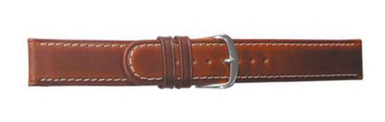 Falkenlund Deluxe Beco Watch Strap Sattelleder Brown Calf Leather 22mm ...