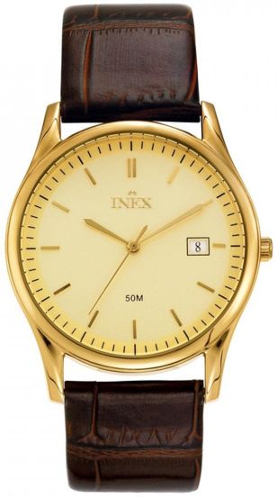 Inex Mens Gold/Gold A69475D7I