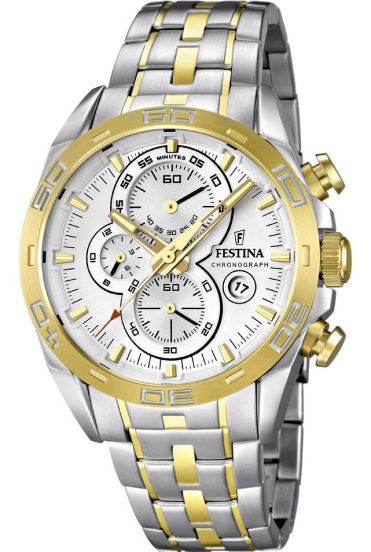Festina Gold Steel Chronograph F16655/1 - RIP