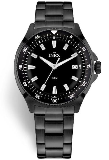 Inex Mens Black Sport A69530-1SS5I A69530-1SS5I