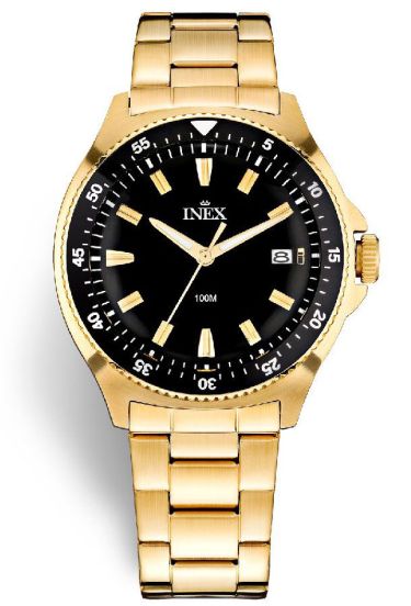 Inex Mens Gold Black A69530-1D5I A69530-1D5I