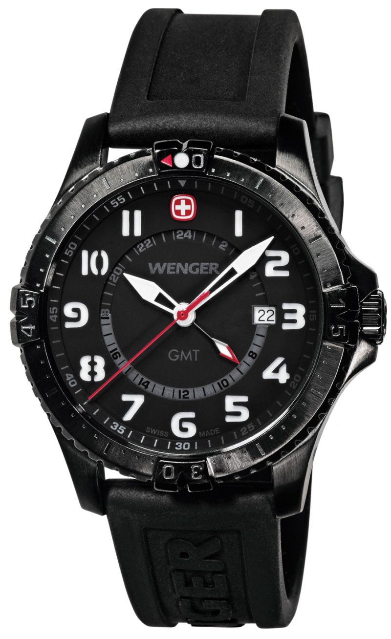 Wenger Squadron GMT PVD Black 77073 - RIP