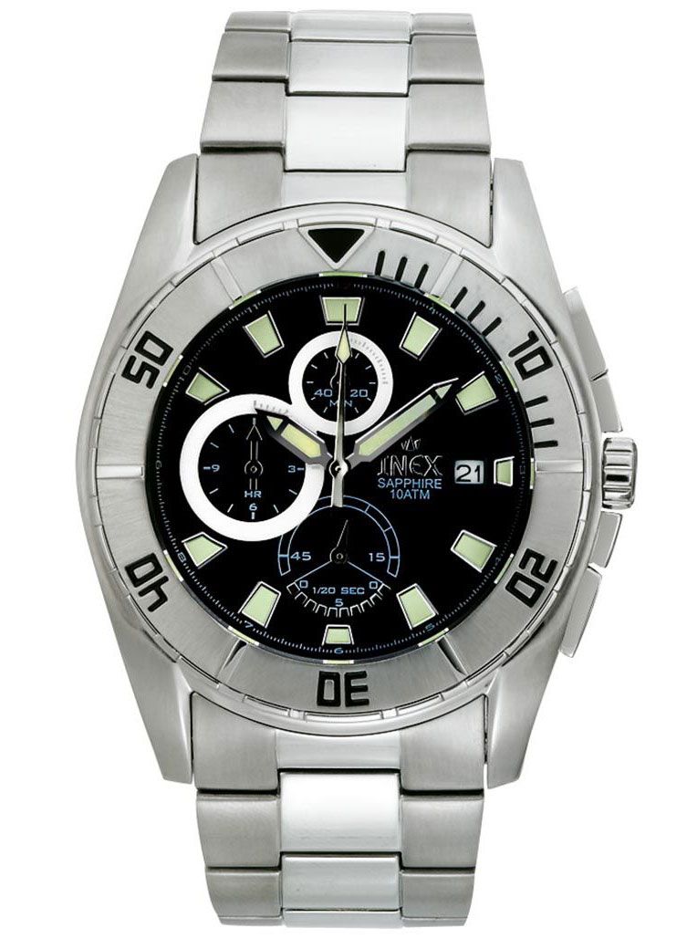 Inex Mens Silver Black A53202S5I A53202S5I