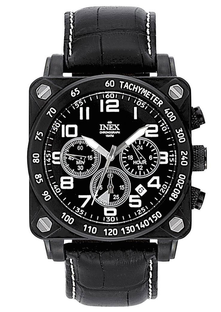 Inex Mens Black A58888SS5I A58888SS5I