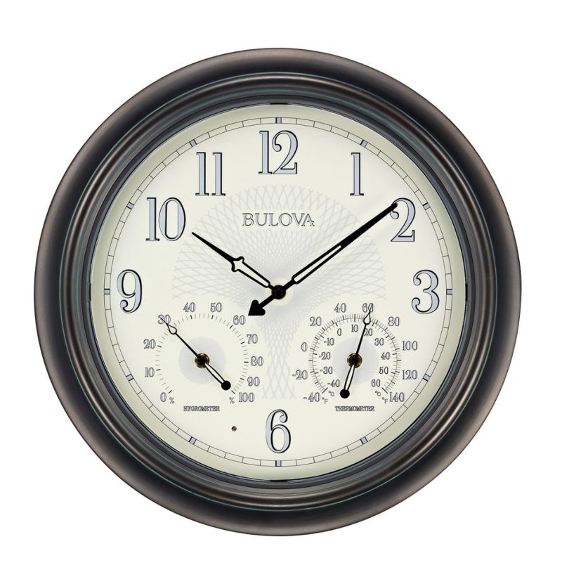 Bulova Weather Master Wall Clock C4813 C4813