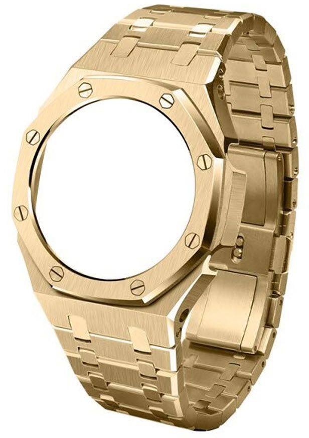 Unofficial Metal Mod for CasiOak - Golden Steel {{material}} GA2100-mod--G