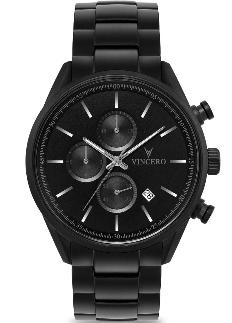 Vincero Chrono S Matte Black Steel 40mm Bla-BlaM-0S13 - RIP
