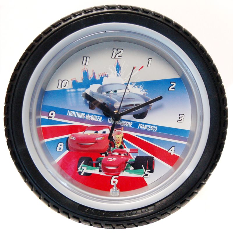 Cars 2 Tyre Wall Clock Cars-DC56 - RIP
