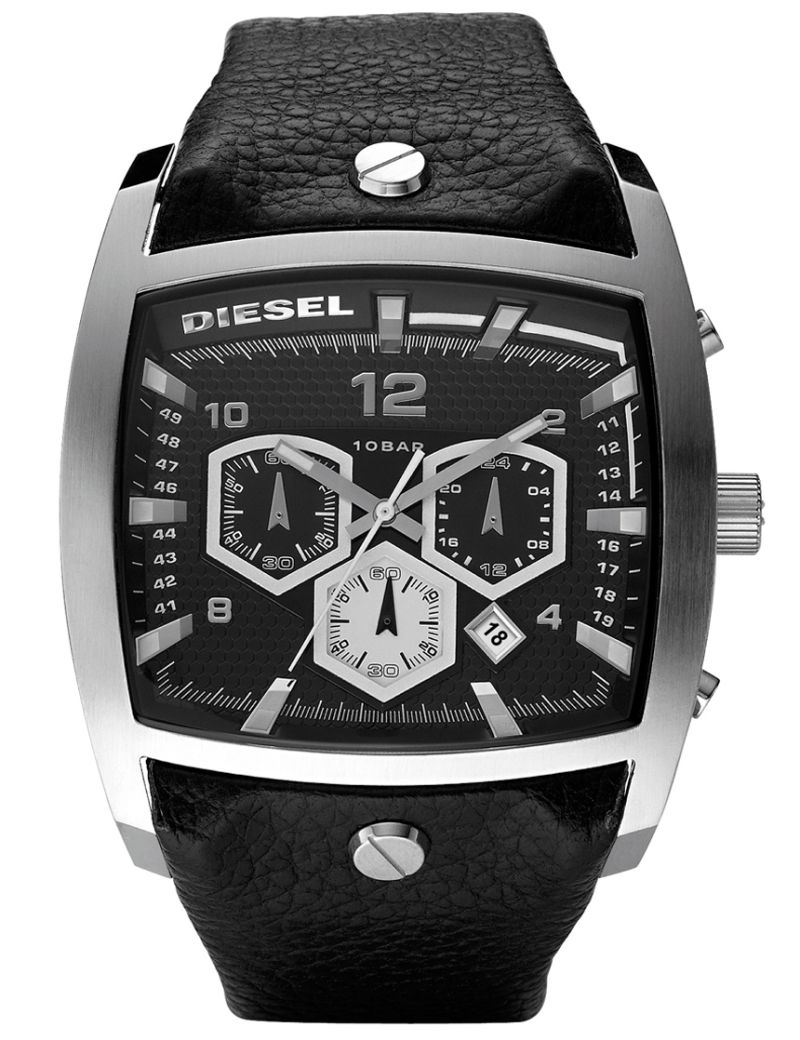 Diesel Honeycomb DZ4183 - Moderne herreur med læderrem