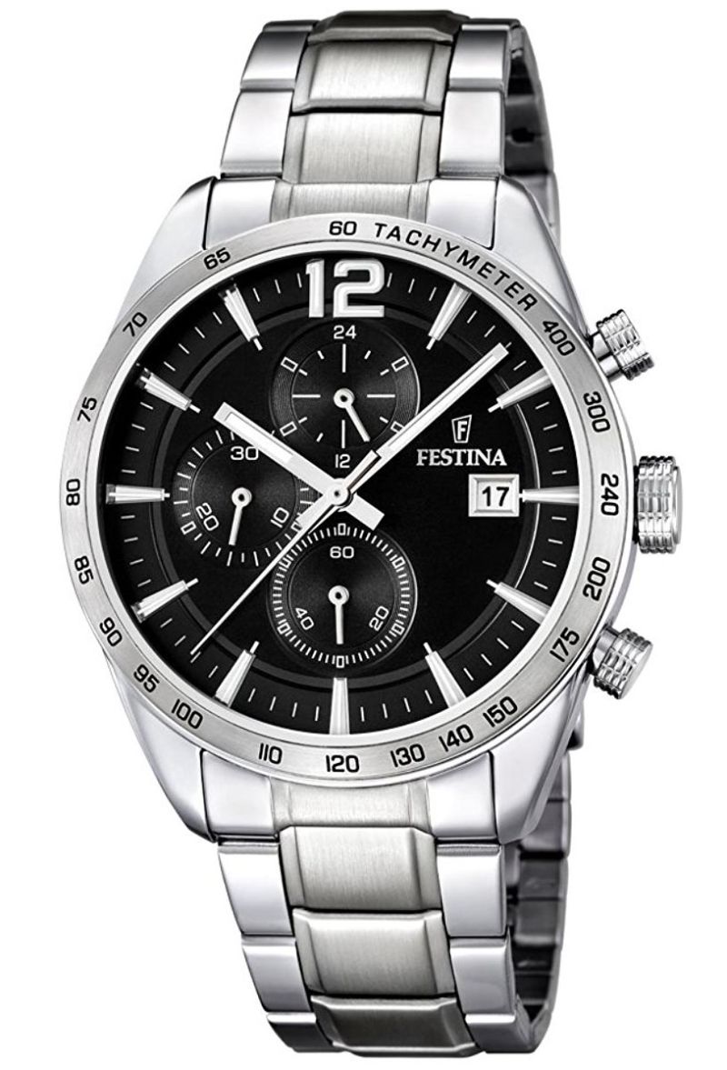 Festina Mens Steel Chronograph F16759/4