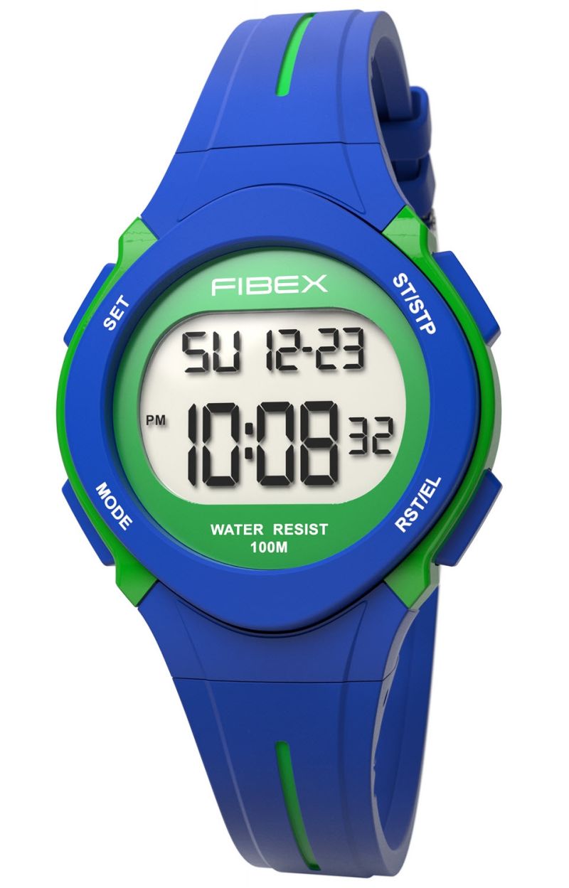 Boys Digital Watch | Blue Swimming Timer | Dual Time Display | FIBEX19EN005