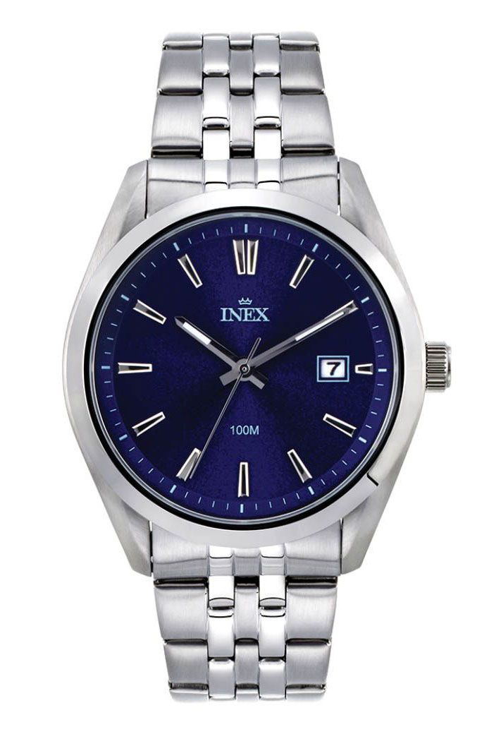 Inex Mens Silver Blue A12173S8I A12173S8I