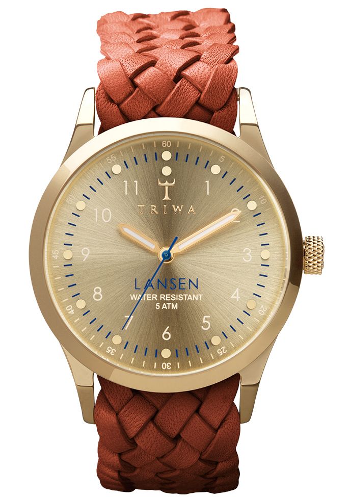 Triwa Gold Lansen Brown Mono Braided LAST108.MB010213 - RIP