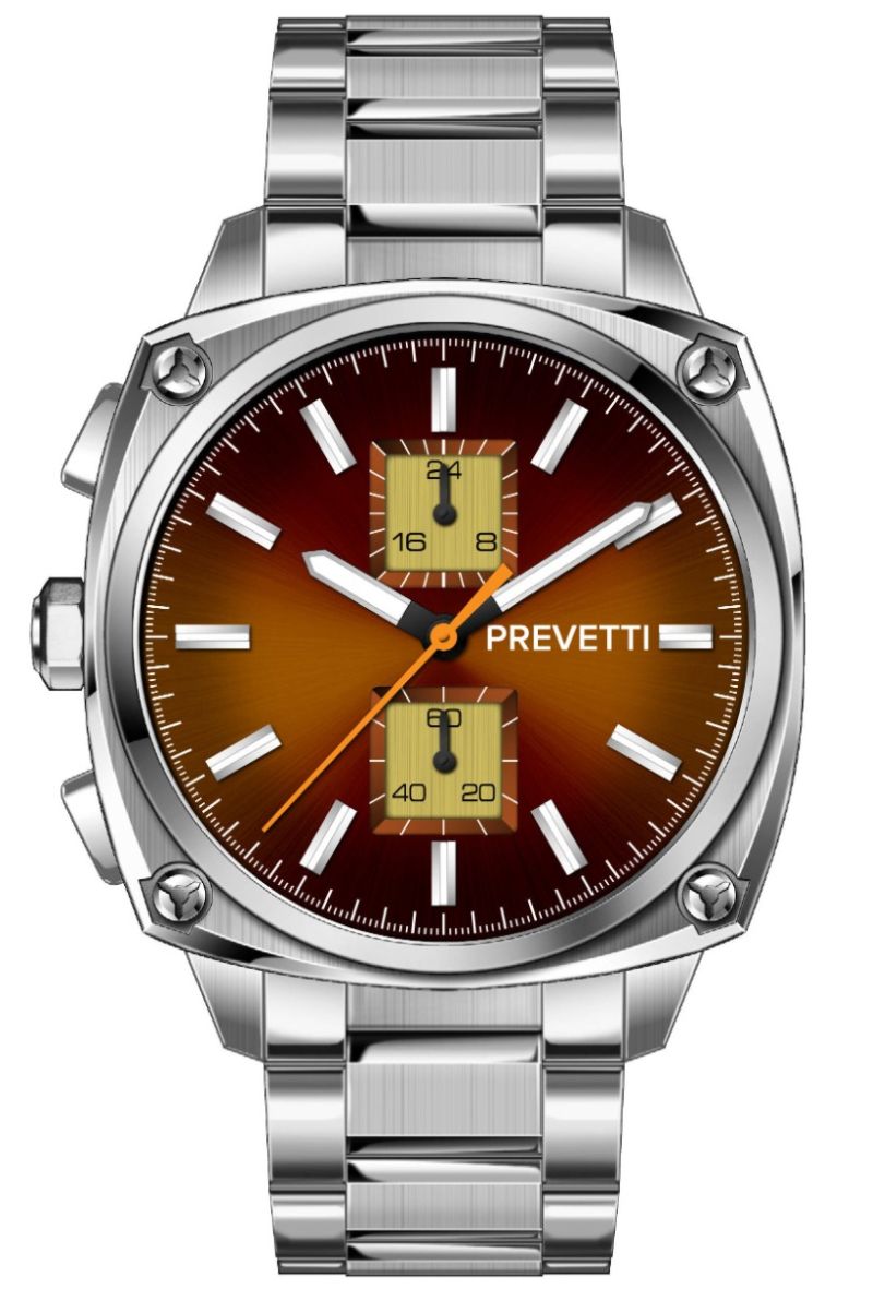 Prevetti Urbane Lefty Oval Dual Time PR2702 PR2702