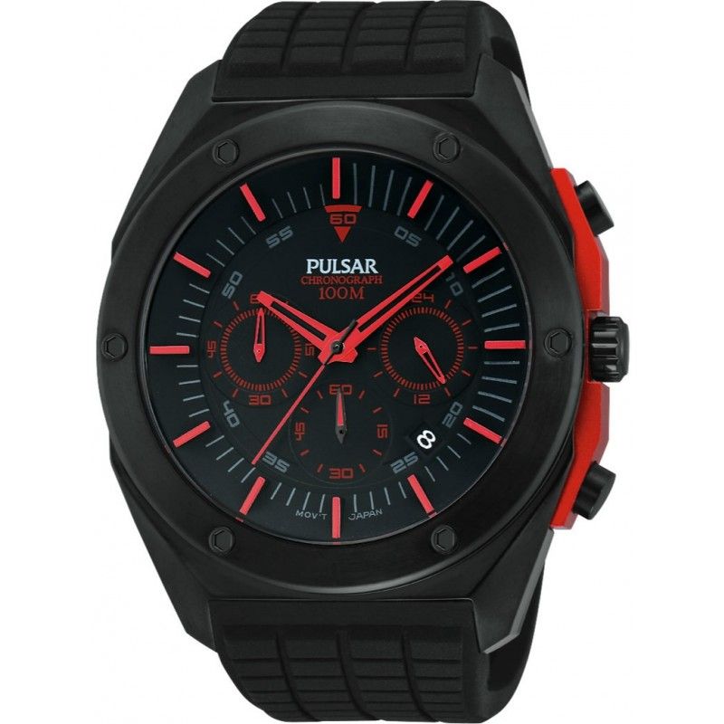 Pulsar Chronograph Silicone PT3463 - RAB