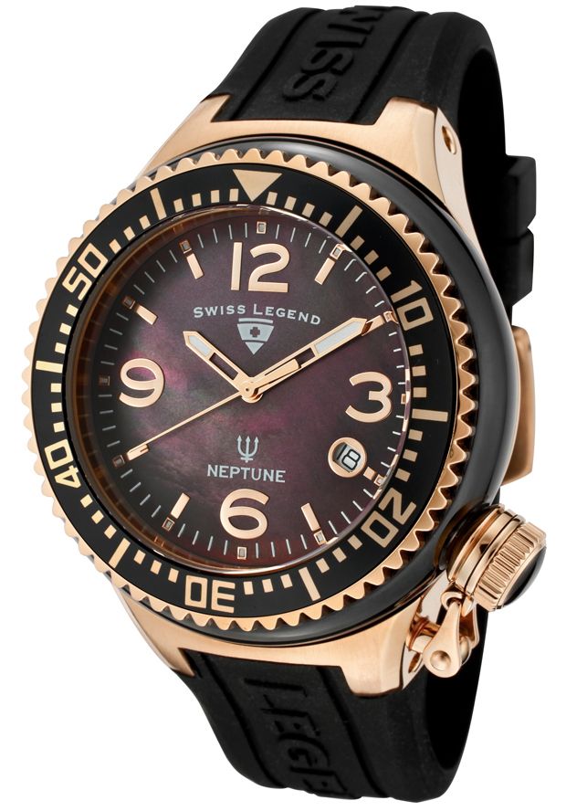 Swiss Legend Neptune Ceramic Ladies SL-11844-BKBRA